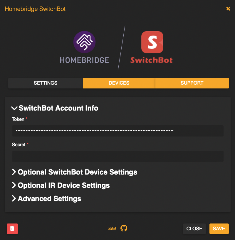 Support Request Secret · Issue 512 · Openwonderlabs Homebridge Switchbot · Github