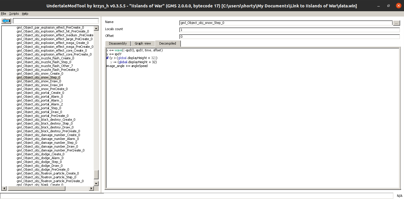 UMT v3.0.0 editor incompatible with wine · Issue #283 · UnderminersTeam/UndertaleModTool · GitHub