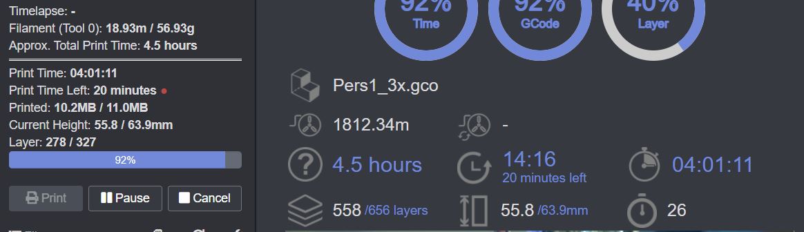 The layer progress percentage and progress bar go haywire · Issue #315 · j7126/OctoPrint ...