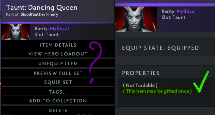 Collector Cache 2 sets which were unboxed BEFORE you made them giftable ...