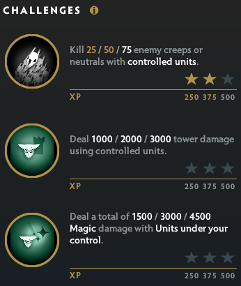 [QoL, Turbo, Dota Plus] if I have 2/3 stars challenge done then, please ...