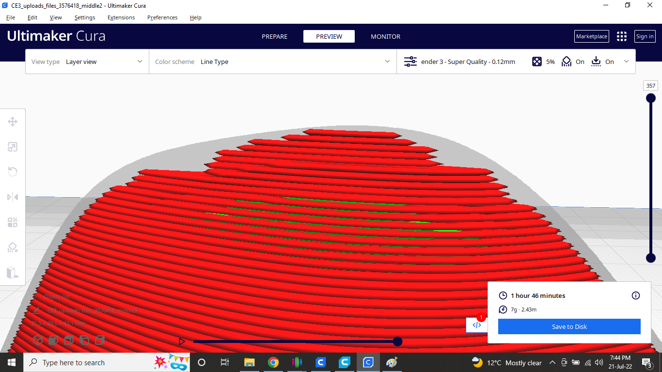 Layers not following curve, Unexpected slicing issue · Issue #12817 ...