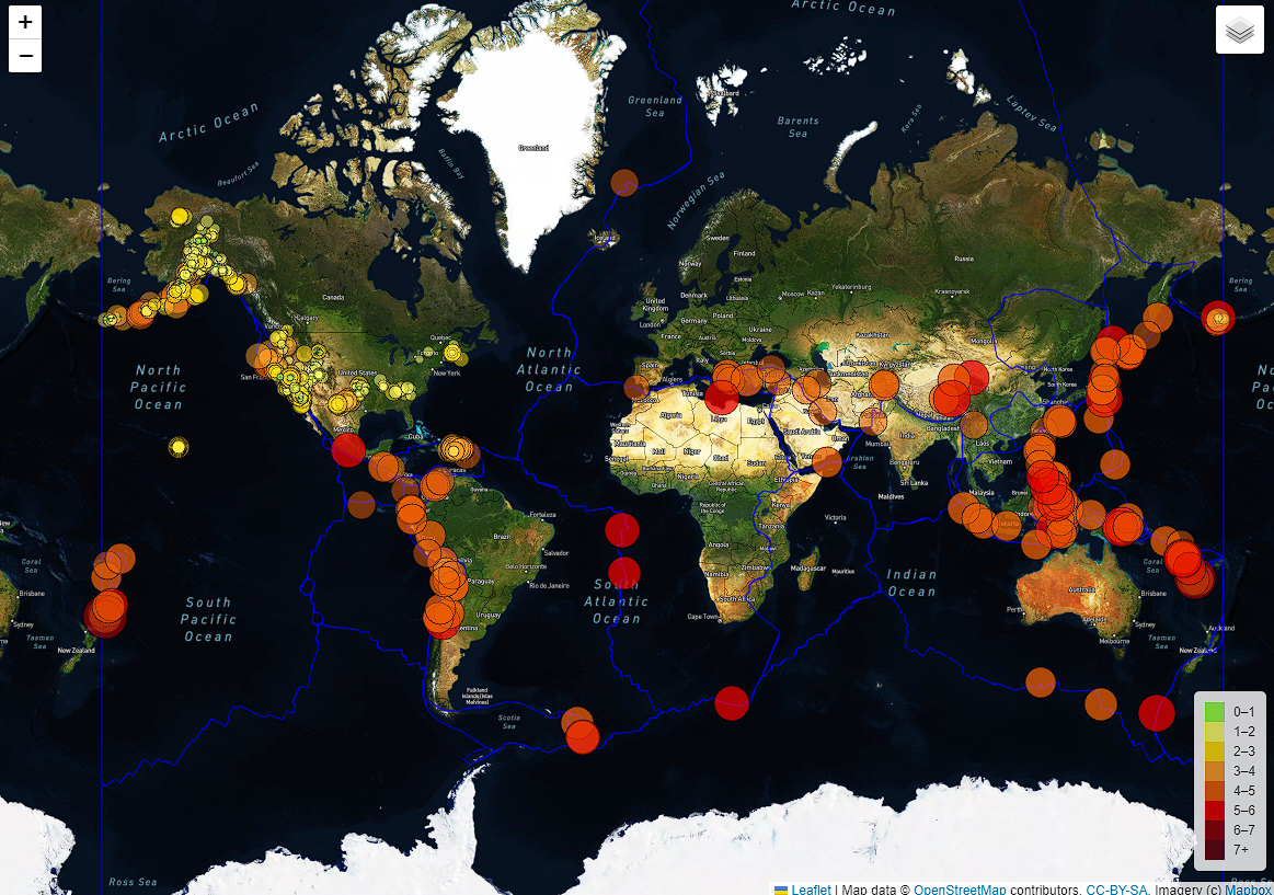 GitHub - FreshOats/Mapping_Earthquakes: Interactive Maps with GeoJSON Data