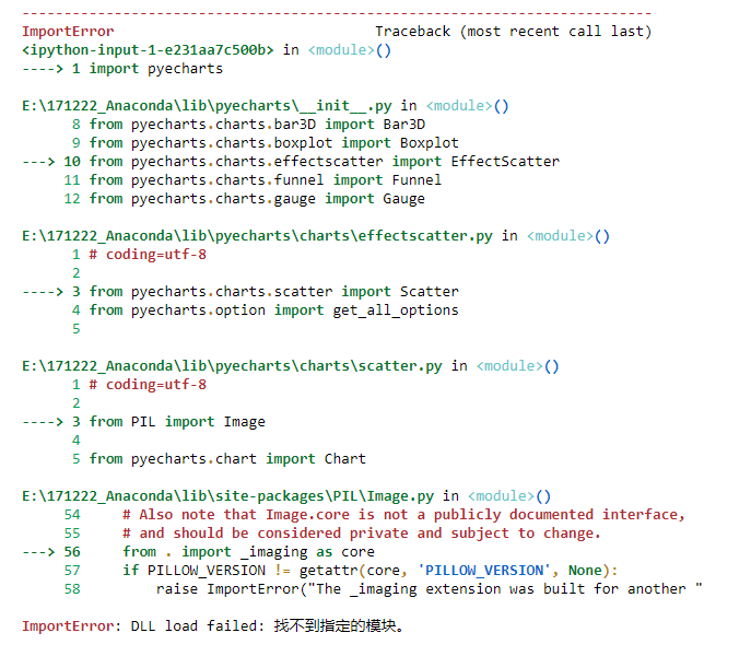 安装后无法导入pyecharts · Issue #446 · pyecharts/pyecharts · GitHub