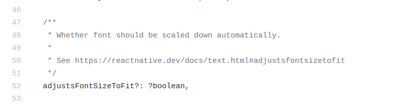 Duplicate props in TextProps · Issue #29697 · facebook/react-native · GitHub