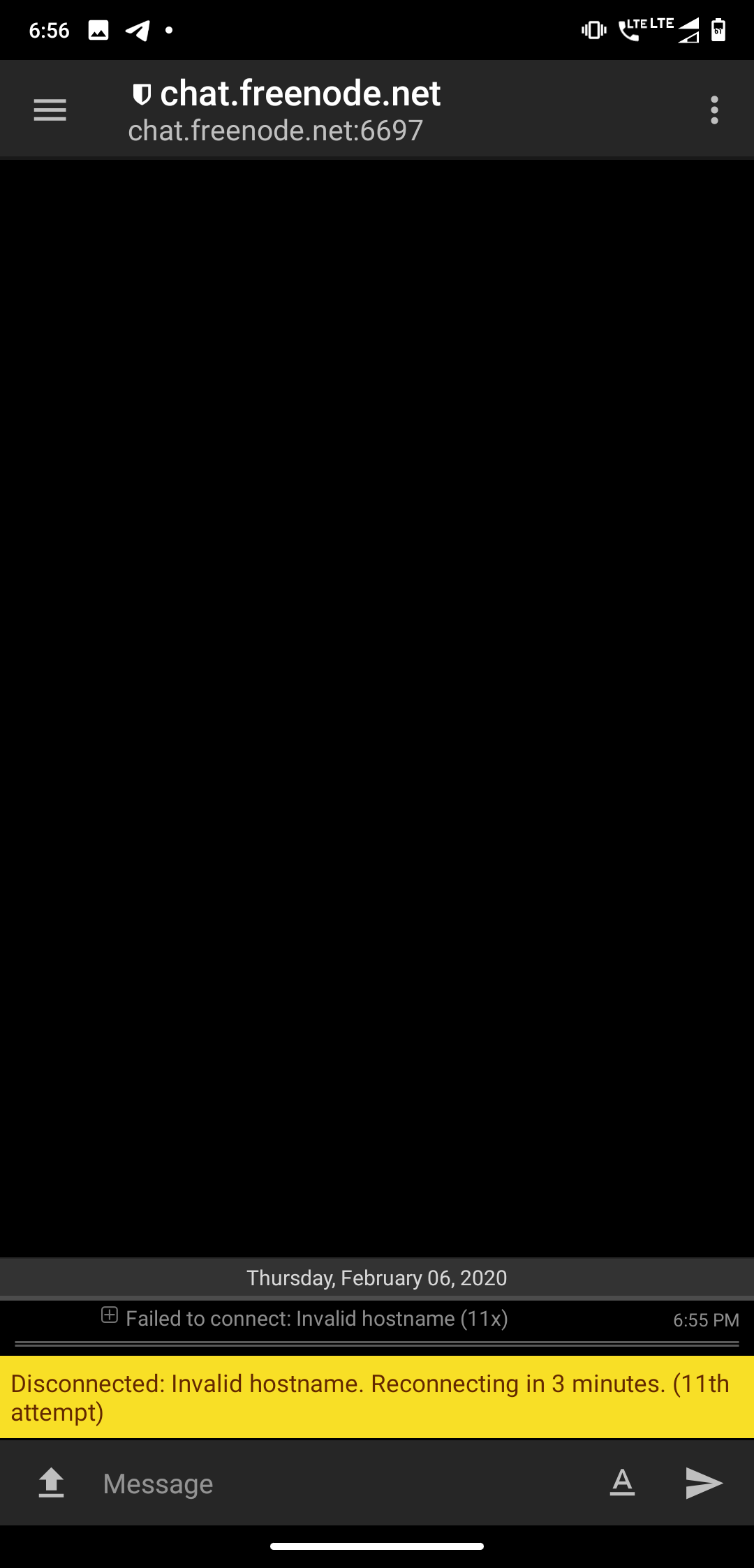 Invalid Hostname · Issue #180 · irccloud/android · GitHub