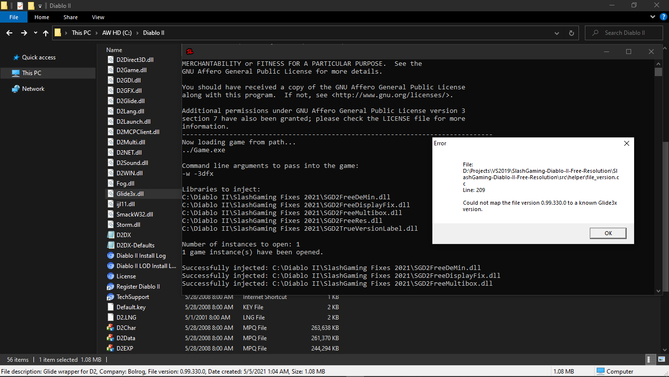 Some Errors and Suggestion v0.99.510 · Issue #57 · bolrog/d2dx · GitHub