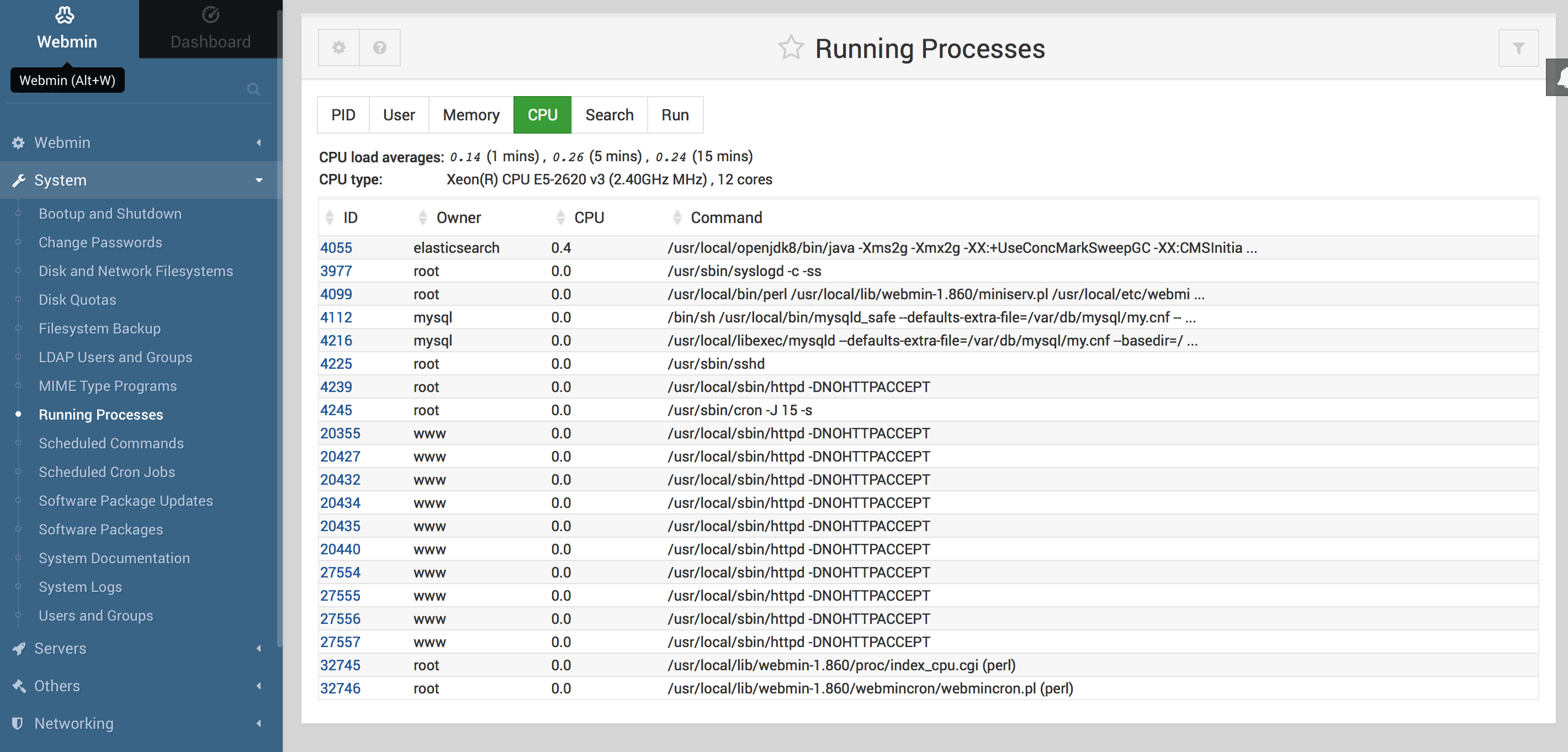 Freebsd CPU info · Issue #498 · webmin/webmin · GitHub