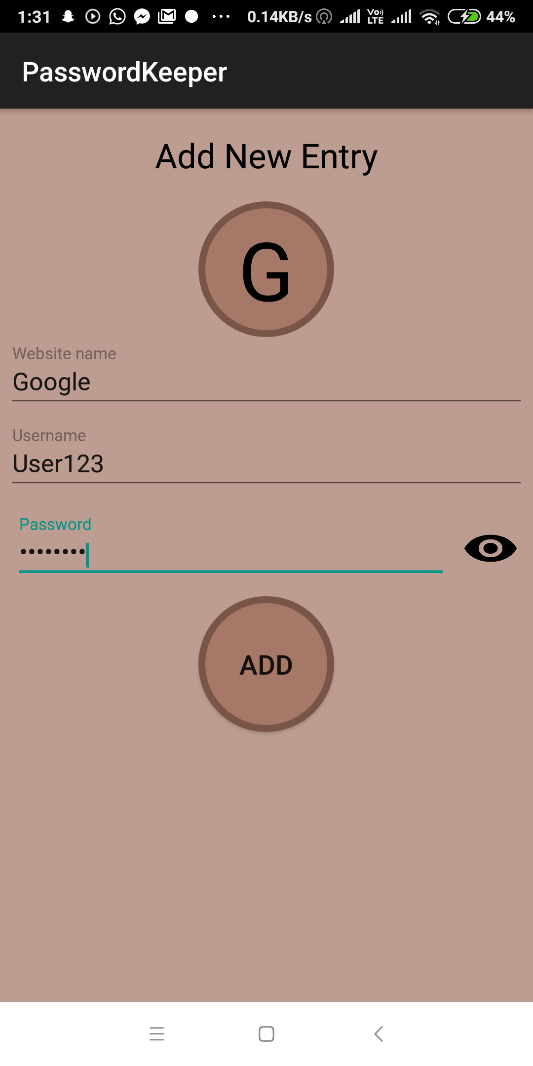 GitHub - AlphaCholera/PasswordKeeper: An android app that helps you to ...
