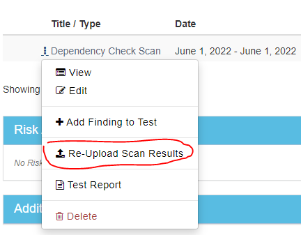 Re-Import Scan Results API marks Dependency Check scan suppressed findings as Active · Issue ...