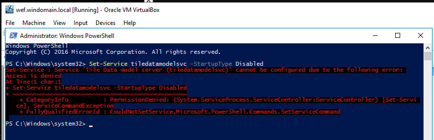 Unable to provision WEF - stalls at "shutting down" · Issue #517 · clong/DetectionLab · GitHub