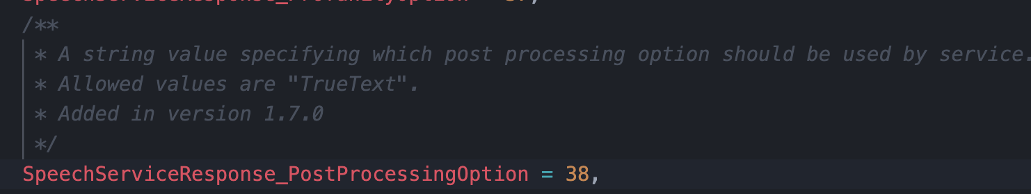 Disabling Disfluency / enabling TrueText · Issue #670 · microsoft/cognitive-services-speech-sdk ...