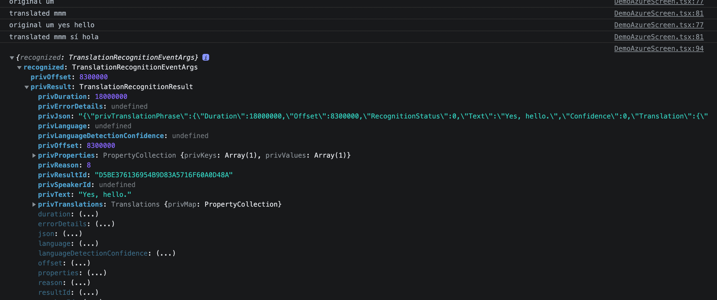 Disabling Disfluency / enabling TrueText · Issue #670 · microsoft ...