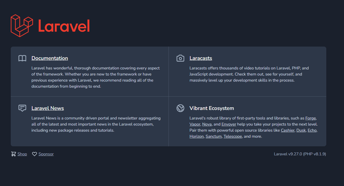 Sail Is Not Running Cant Run Artisan Or And Other Command · Issue 476 · Laravelsail · Github 