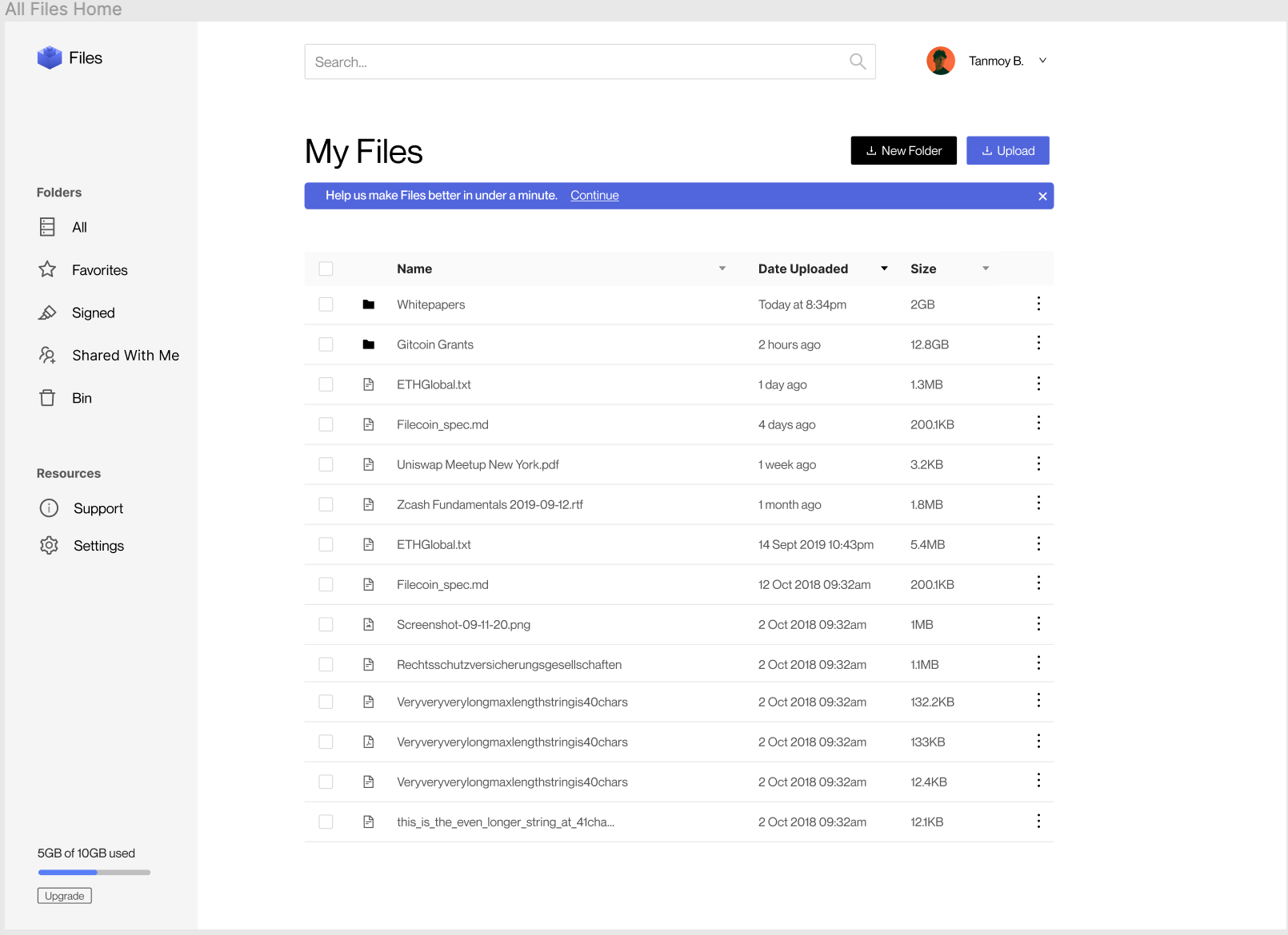 Show a survey link to be visible some time after the registration · Issue #984 · ChainSafe/ui ...