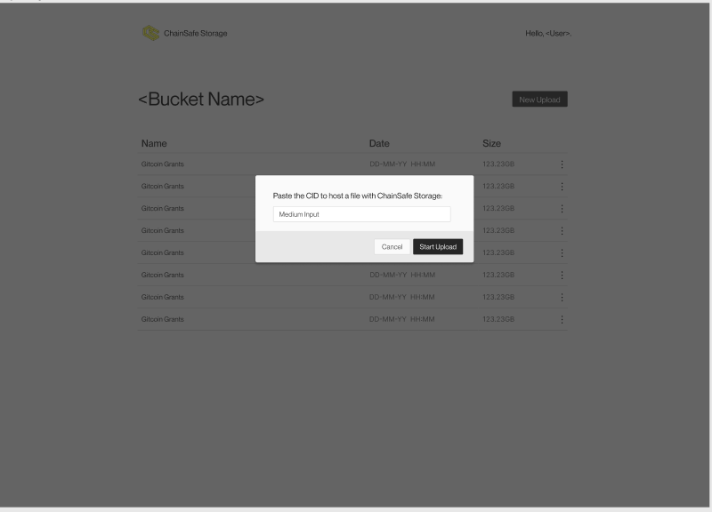 Create a pin (import by CID) Modal · Issue #1105 · ChainSafe/ui-monorepo · GitHub