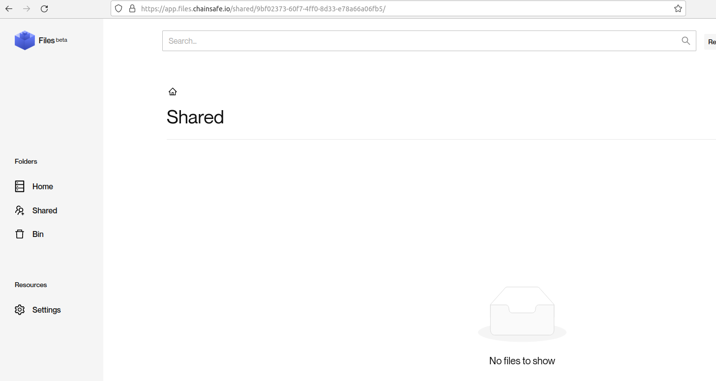 Sharing a link that isn't a sharing link, shows an empty "shared" folder · Issue #1687 ...