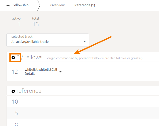 Show the minimum Dan level for a Fellowship referendum · Issue #2442 · opensquare-network ...