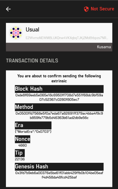 Actually show human readable info when signing · Issue #341 · novasamatech/parity-signer · GitHub