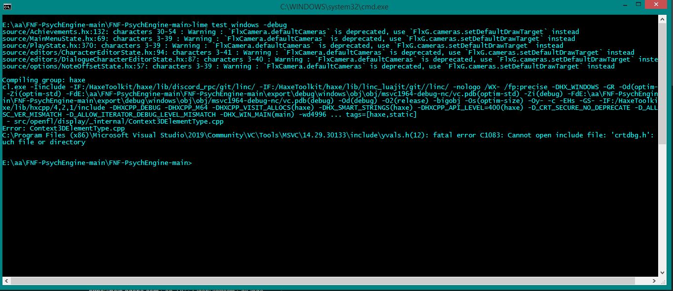 Psych Engine Source Code Error · Issue #9831 · ShadowMario/FNF-PsychEngine · GitHub