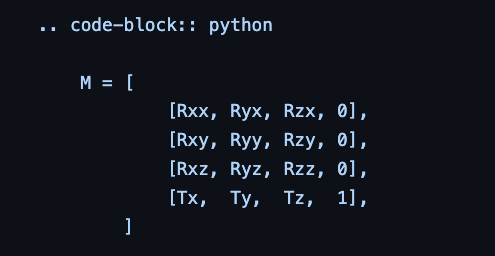 About rotation matrix form · Issue #809 · facebookresearch/pytorch3d ...