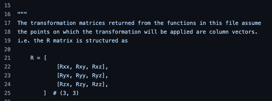About rotation matrix form · Issue #809 · facebookresearch/pytorch3d ...