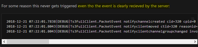 eachclientchannelgroupchanged not triggered when creating channel ...