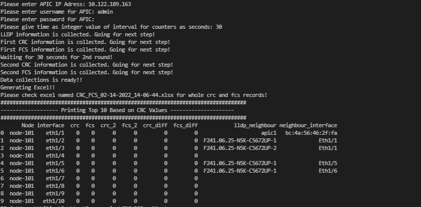 GitHub - kilinchar/ACI_CRC_FCS_Collector