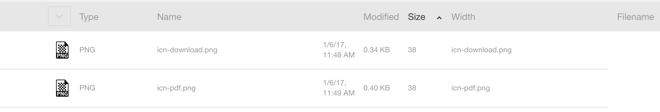File Manager - Advanced search inserts additional column in the header · Issue #5950 ...