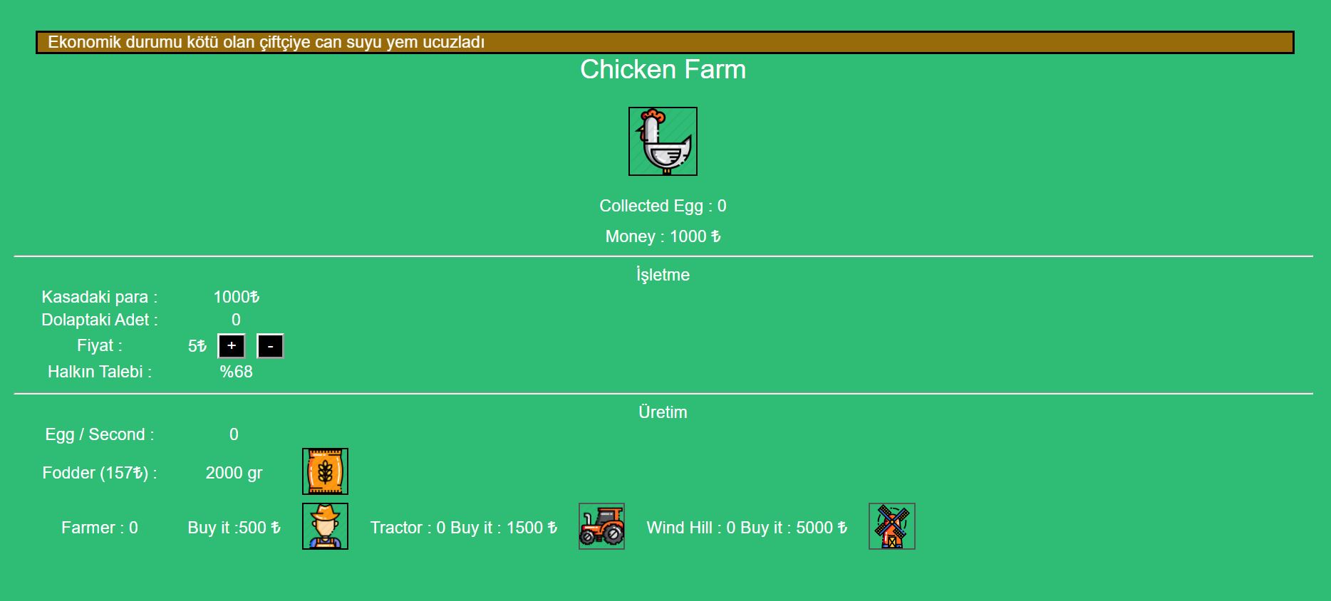 GitHub - turgutahmet/Farming-Game: React.js Clicker Game