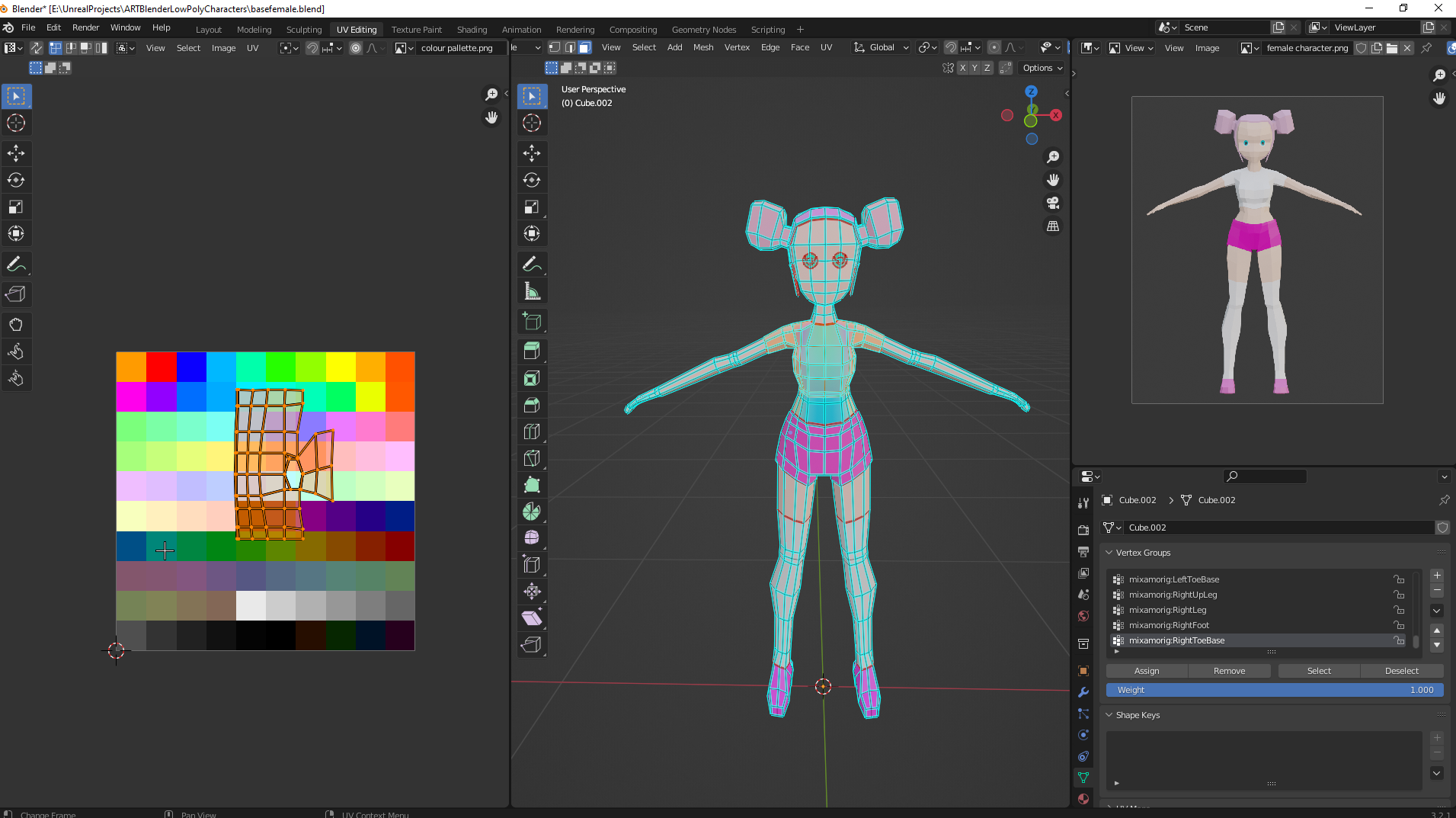 GitHub - jacobmott/ARTBlenderLowPolyCharacters: Working through Low Poly Characters - Blender ...