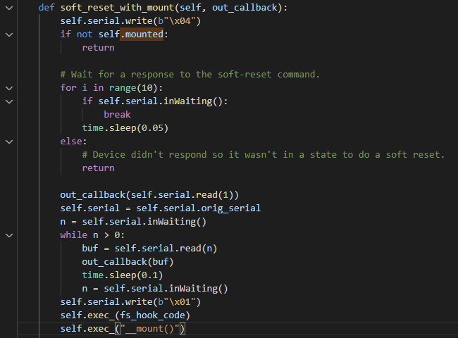 tools/mpremote: Correctly manage mounted flag during soft-reset. by ...