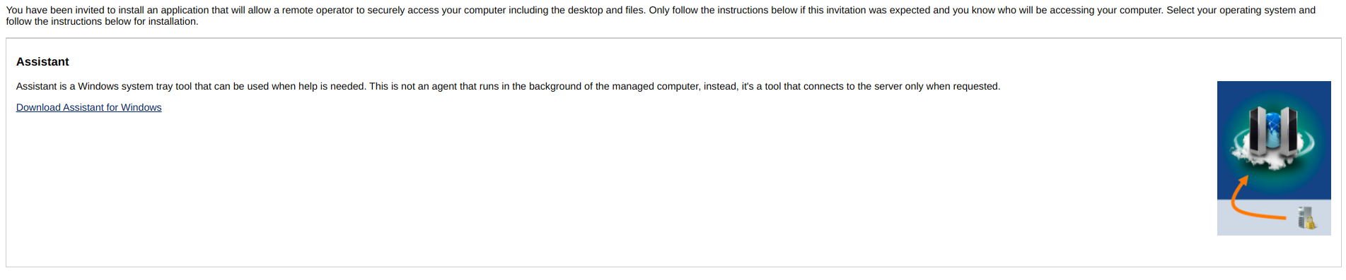 Auto download Assistant / bypass Assistant Landing Page for permanent invite link · Issue #4799 ...