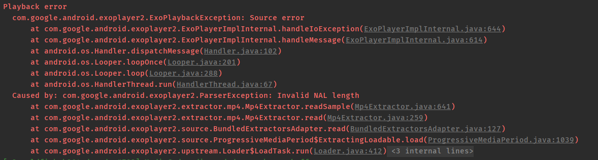 Manual range request for Fast forward: An exception occurred · Issue #11150 · google/ExoPlayer ...