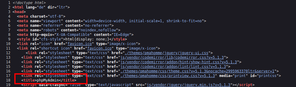 PMA login-page: Change of page title (Default: phpMyAdmin) · Issue #18082 · phpmyadmin ...