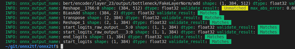I cannot run a transformer model with token-level output on accelerated hardware in TF Lite ...