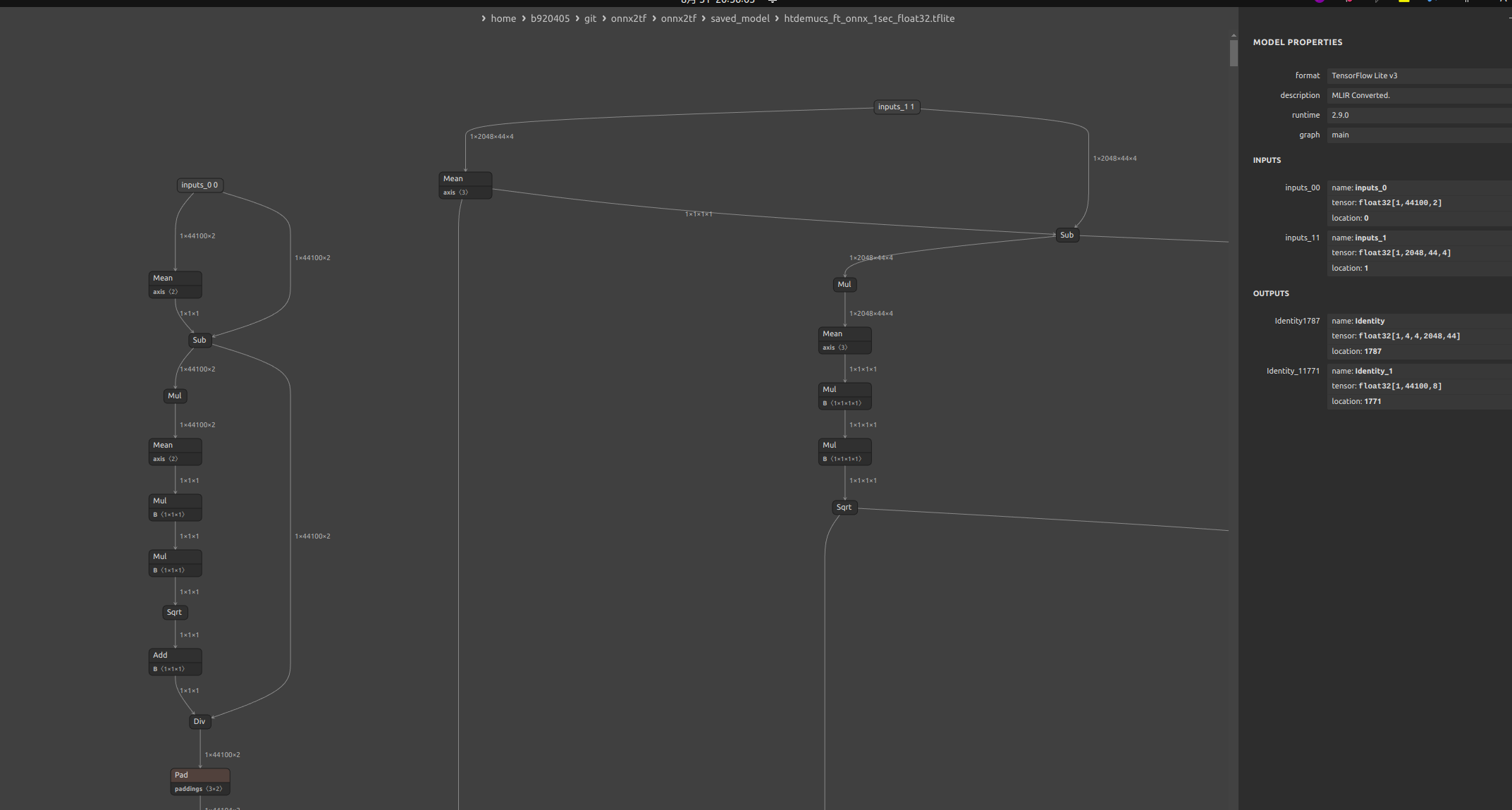 Demucs Issue While Converting Demucs Model From Onnx To Tflite In Conv2dtranspose · Issue 1600