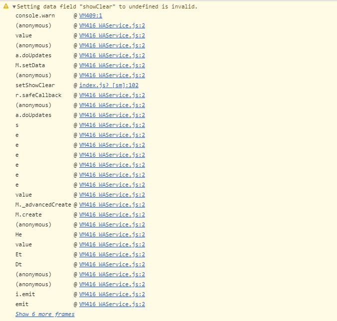 使用van-field组件属性为clearable的时候，小程序控制台有警告 · Issue #3257 · youzan/vant-weapp · GitHub