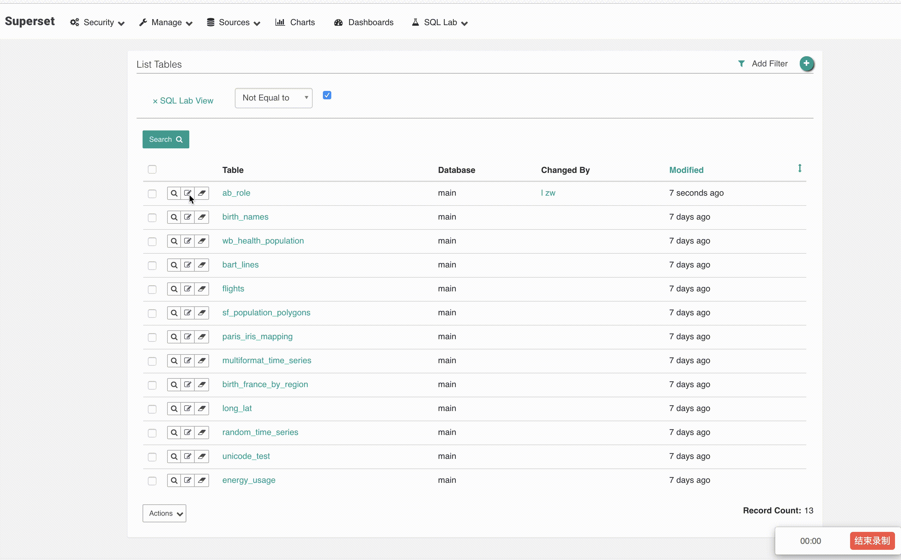 Edit table column bug - altered column type not saved · Issue #6582 · apache/superset · GitHub