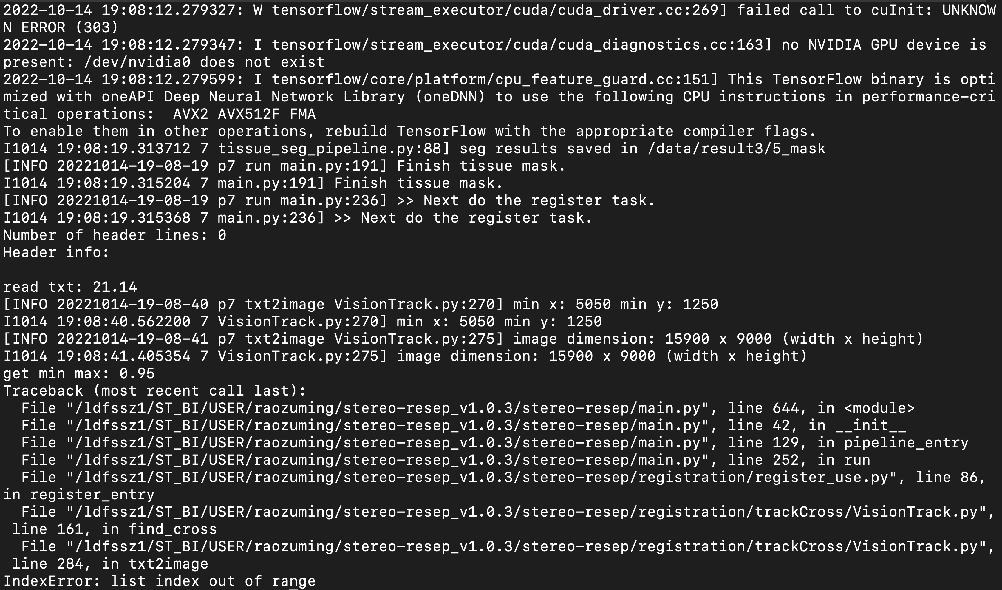 How to use stereopy for registration of histological images and gene expression images · Issue ...