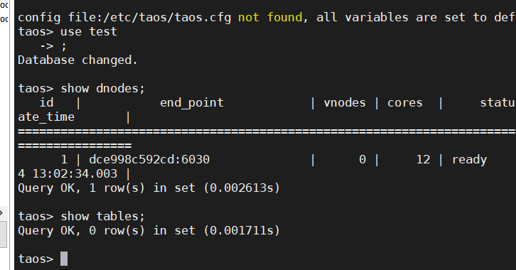 Caused by: java.sql.SQLException: TDengine Error: Unable to establish connection · Issue #5358 ...