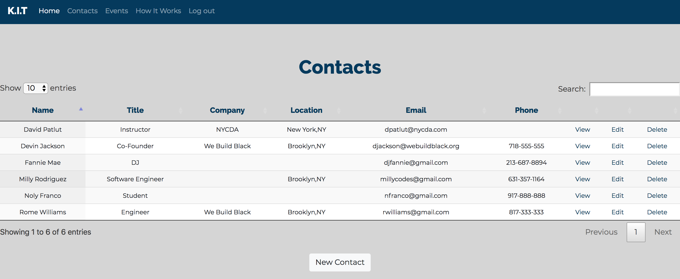 GitHub - imanialexis/digital_roledex: A fullstack mobile responsive ...
