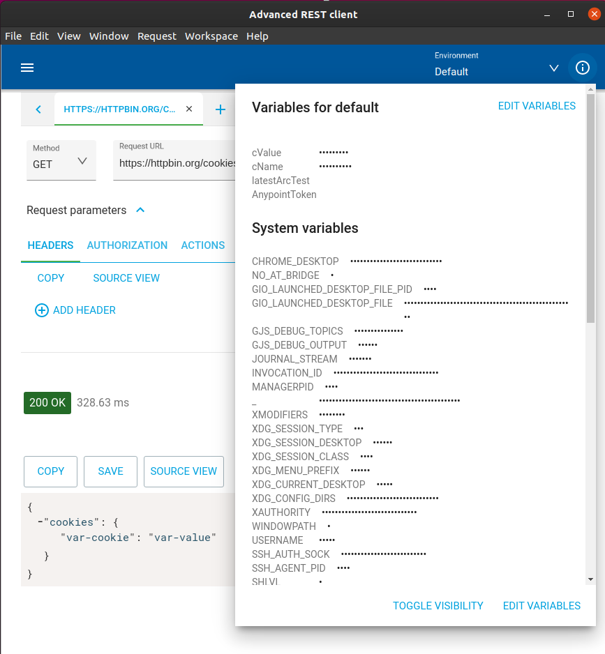 Part of the URL path as a parameter · Issue #262 · advanced-rest-client/arc-electron · GitHub