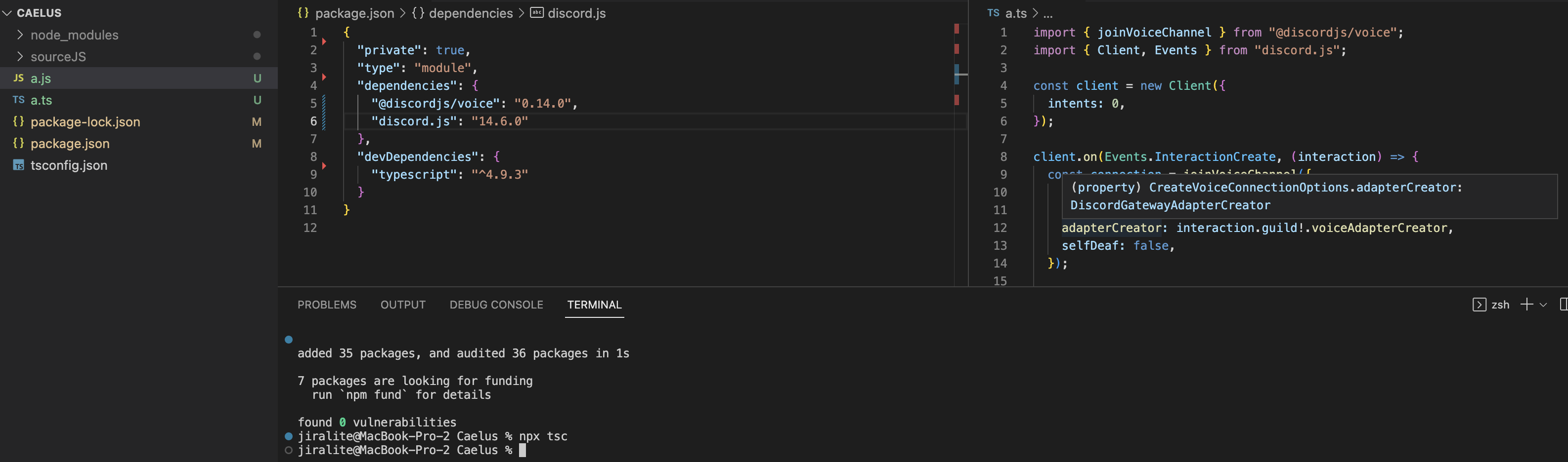 Type Internaldiscordgatewayadaptercreator Is No Longer Assignable To