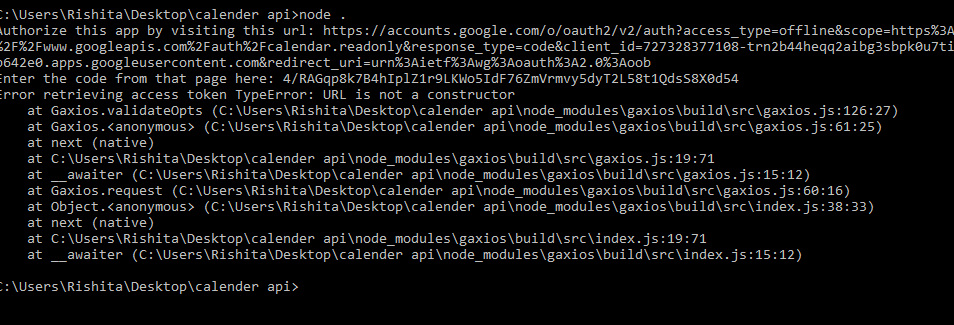 URL is not a constructor · Issue #75 · googleworkspace/node-samples · GitHub