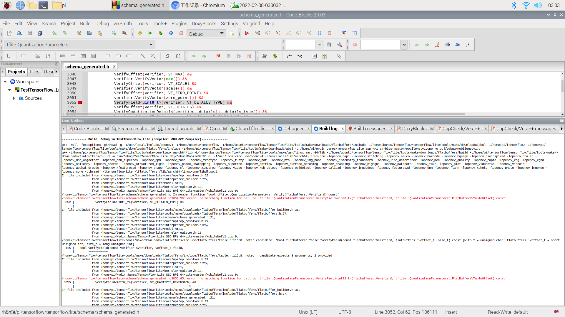 TFlite on Raspberry 4B: cannot find VerifyField · Issue #54322 ...