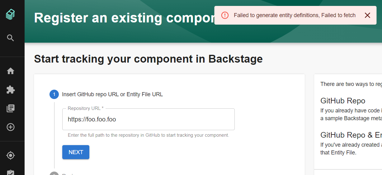 [RFC] Error messaging guidance and design language · Issue #3781 · backstage/backstage · GitHub