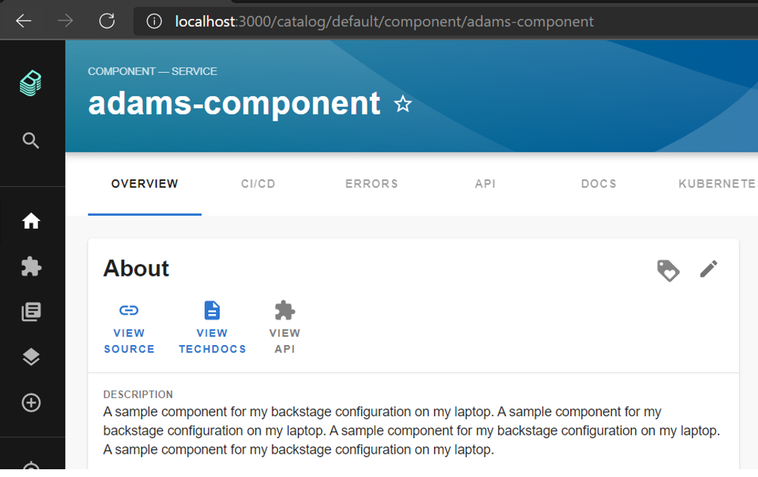 Embed Backstage Bar into component's README · Issue #4457 · backstage/backstage · GitHub