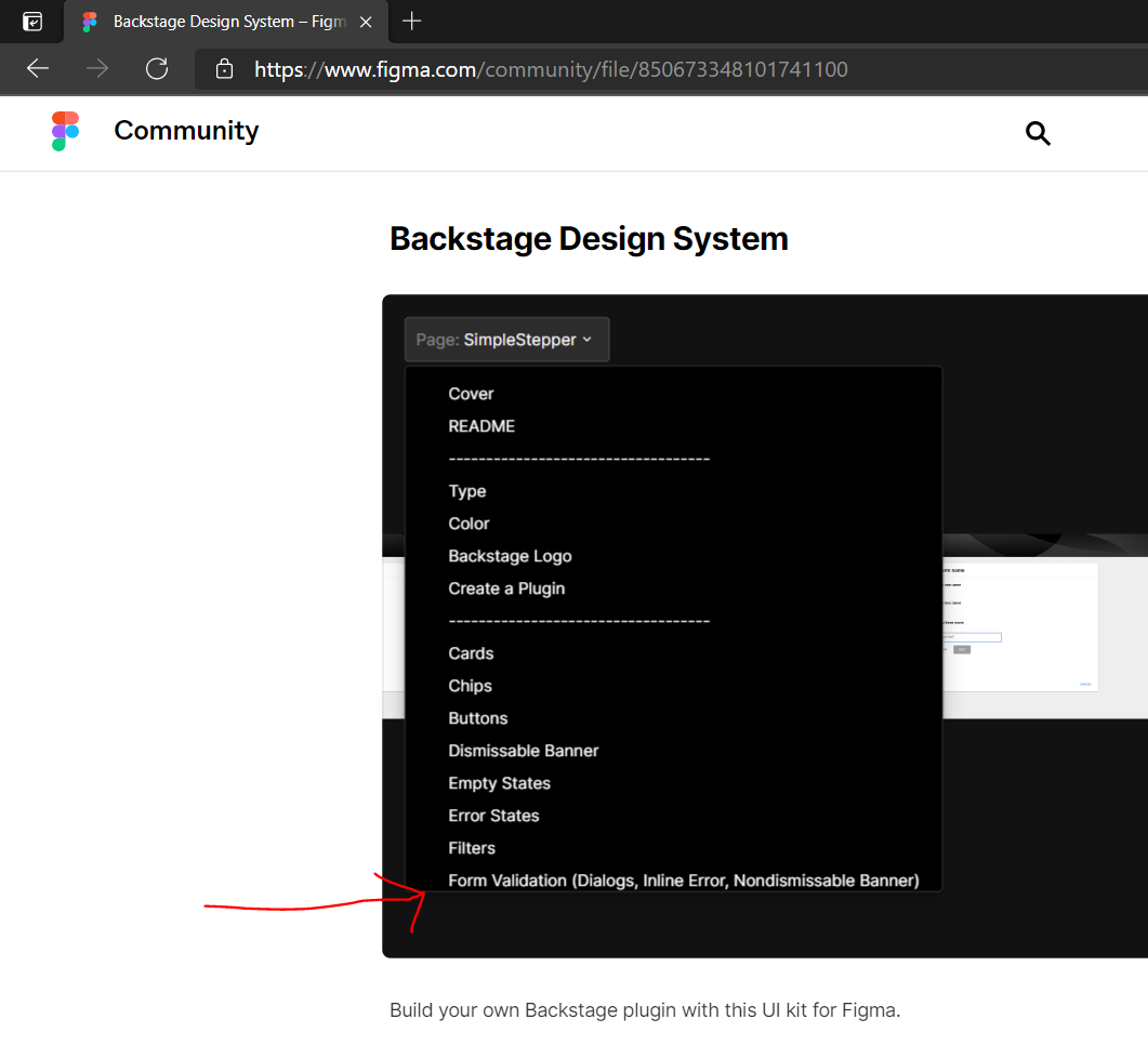 design: full Figma drop down menu only visible on very large screens ...