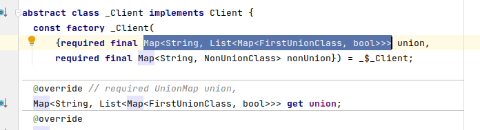 Using union type along with typedef leads to an error · Issue #840 · rrousselGit/freezed · GitHub